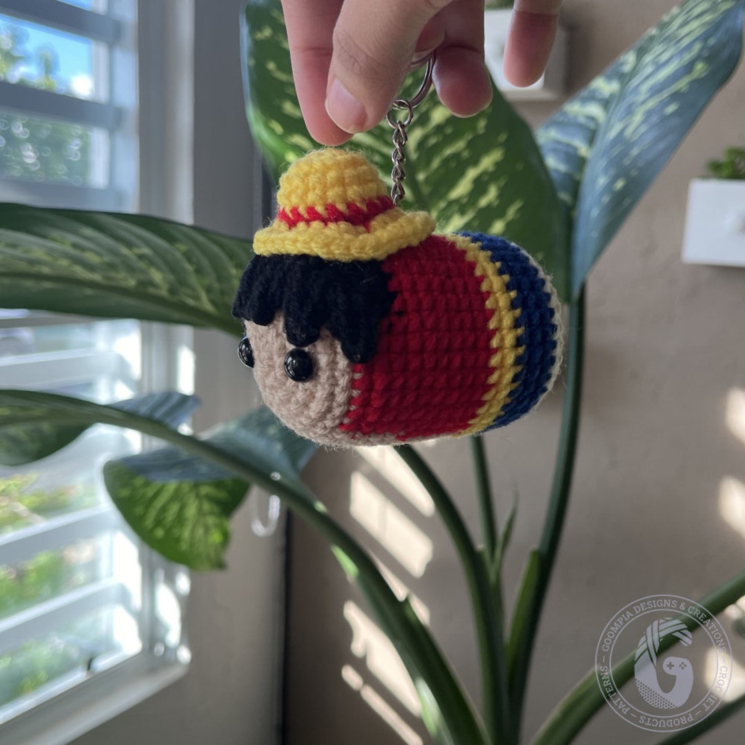 Straw Hat Pirate Captain | Crochet Amigurumi | Handmade Anime Stuffed ...