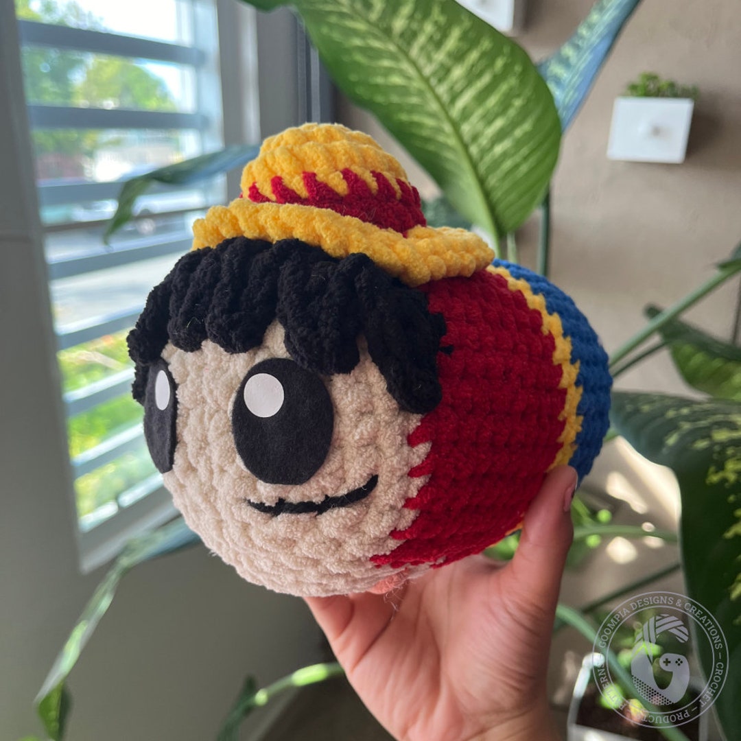 Straw Hat Pirate Captain | Crochet Amigurumi Plush | Handmade Anime ...