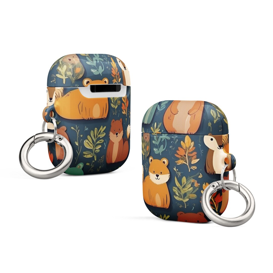 Kawaii Animals, Toile AirPod Case, Airpods Pro, With Keychain, Airpods ...