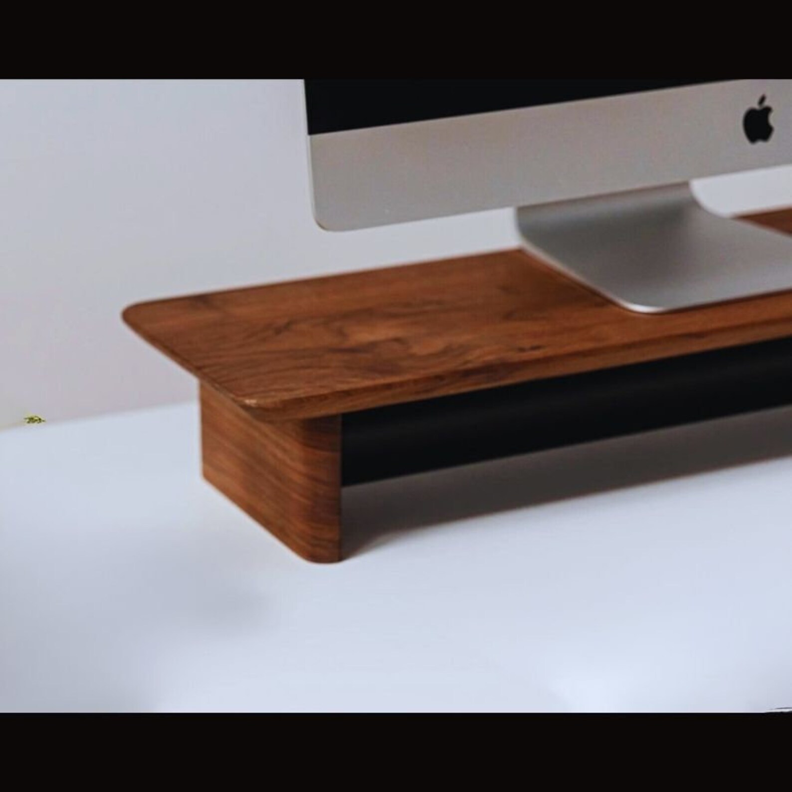 Handmade Wood Monitor Stand With Storage Monitor Stand Monitor Riser ...