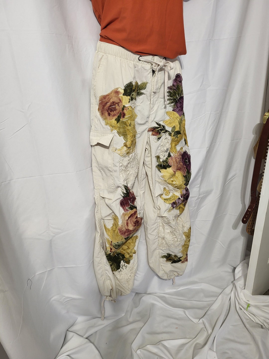 Upcycled Parachute Pants, Boho & Hippie Feel, Remade Using Thrift Store ...