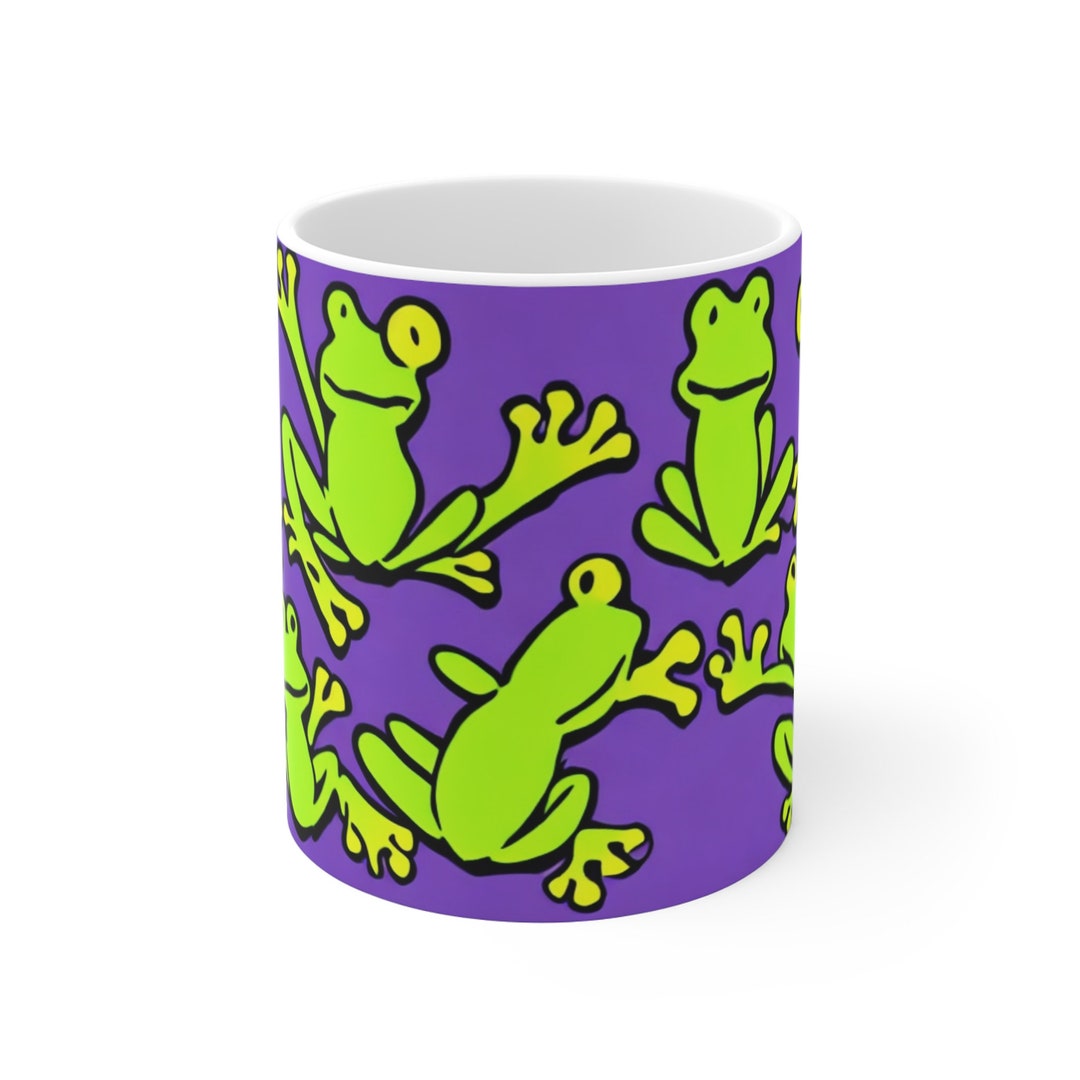 Cute Frog Mug/gift/clipart Cup/cute/animal - Etsy