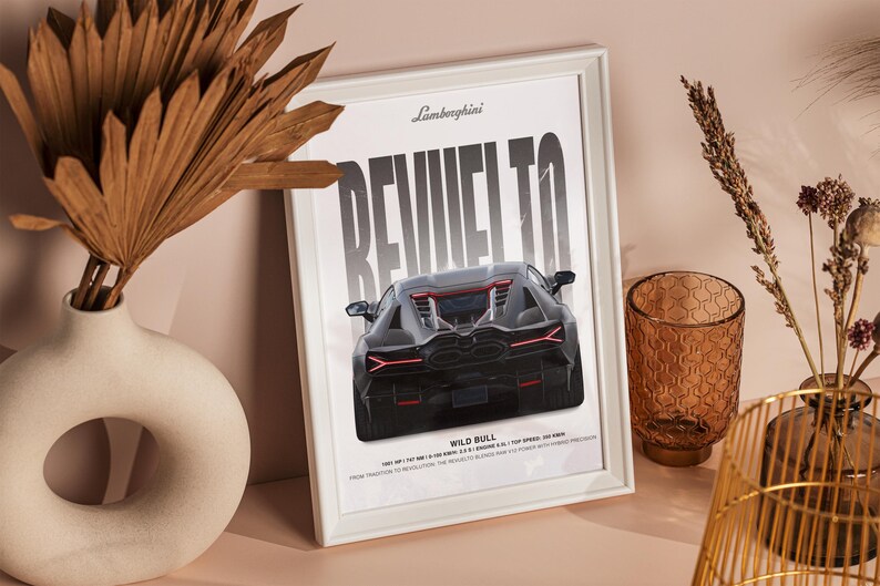Lamborghini Revuelto Poster: Supercar Hybrid Art (digital Download) - Etsy
