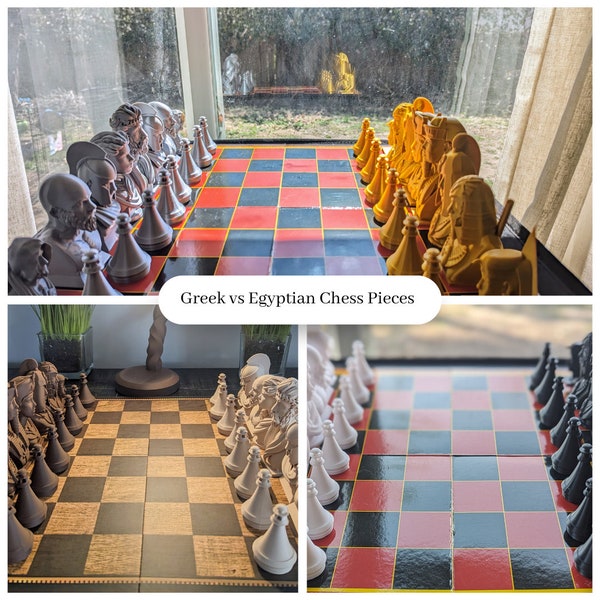 Greek Chess Set - Etsy
