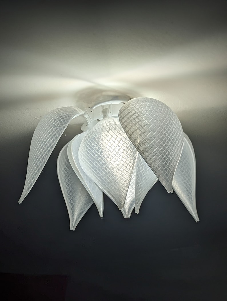 Lotus-inspired Ceiling Lamp (digital File) - Etsy