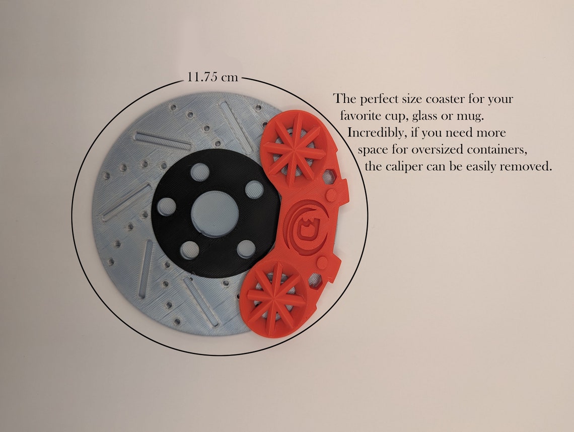 Removable Brake Disc Coasters (digital Files) - Etsy