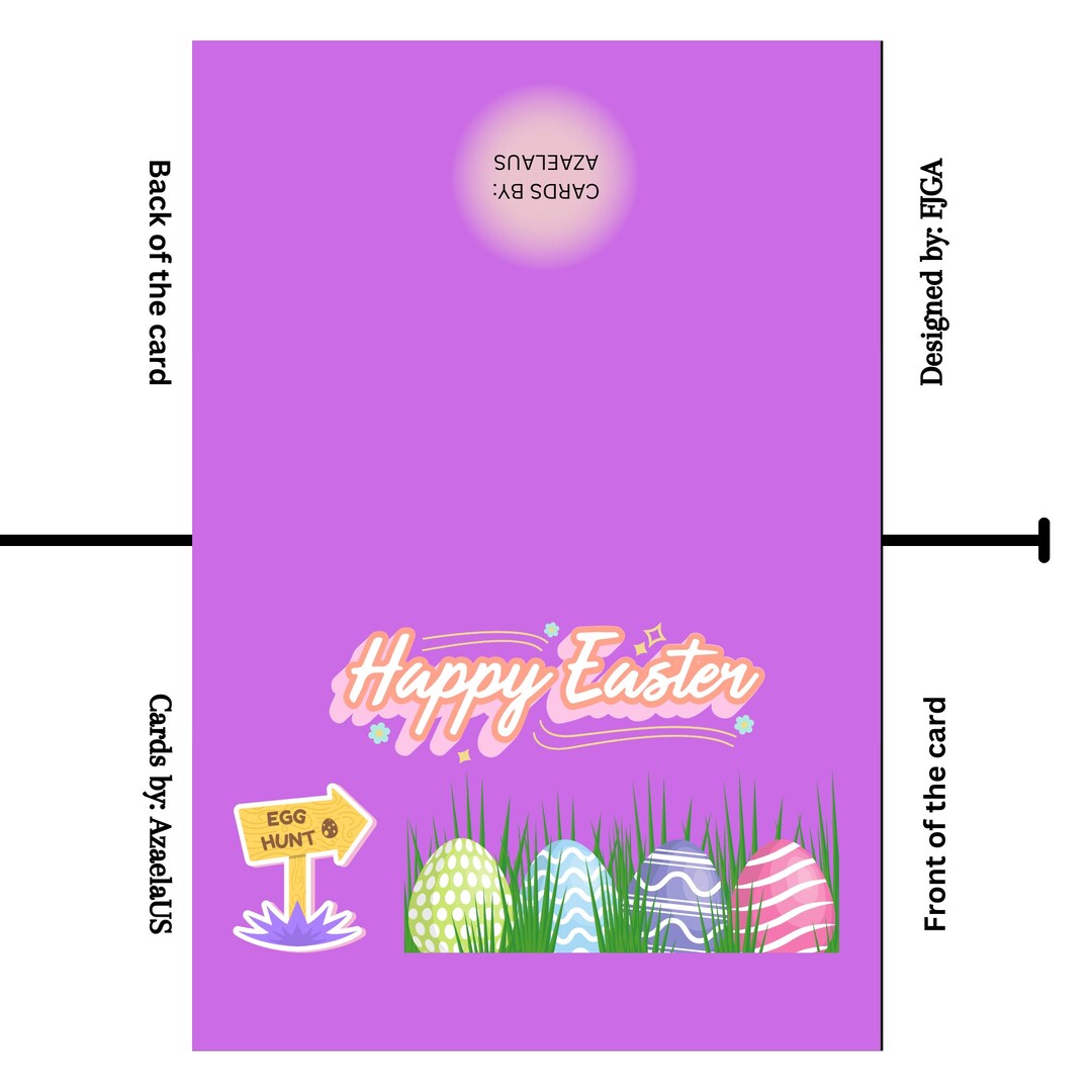 Easter Printable Greeting Card - Etsy