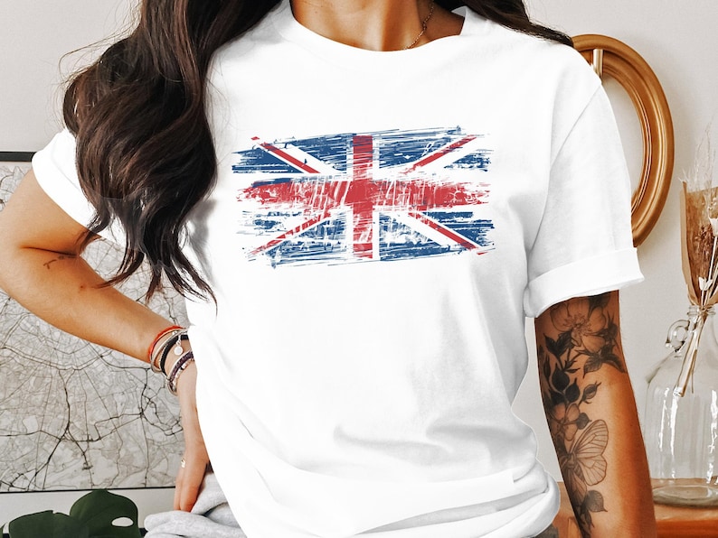 Union Jack Distressed Flag Design Digital Download, High Quality 300 ...