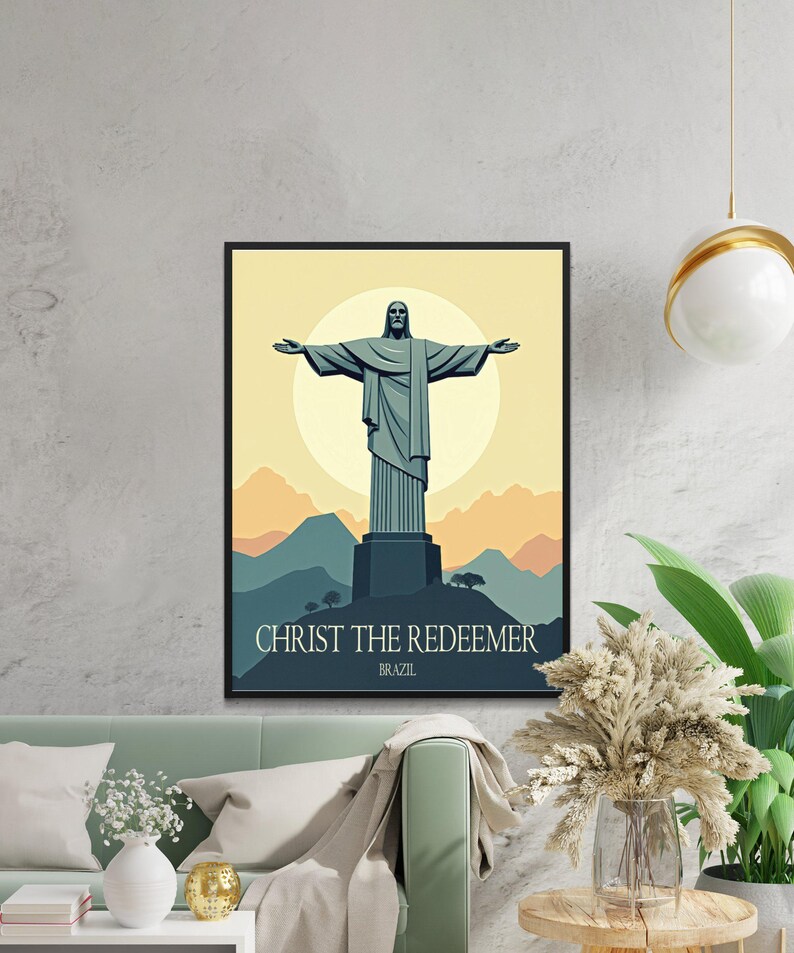 Christ the Redeemer Brazil Wall Art Digital Download, High Resolution ...