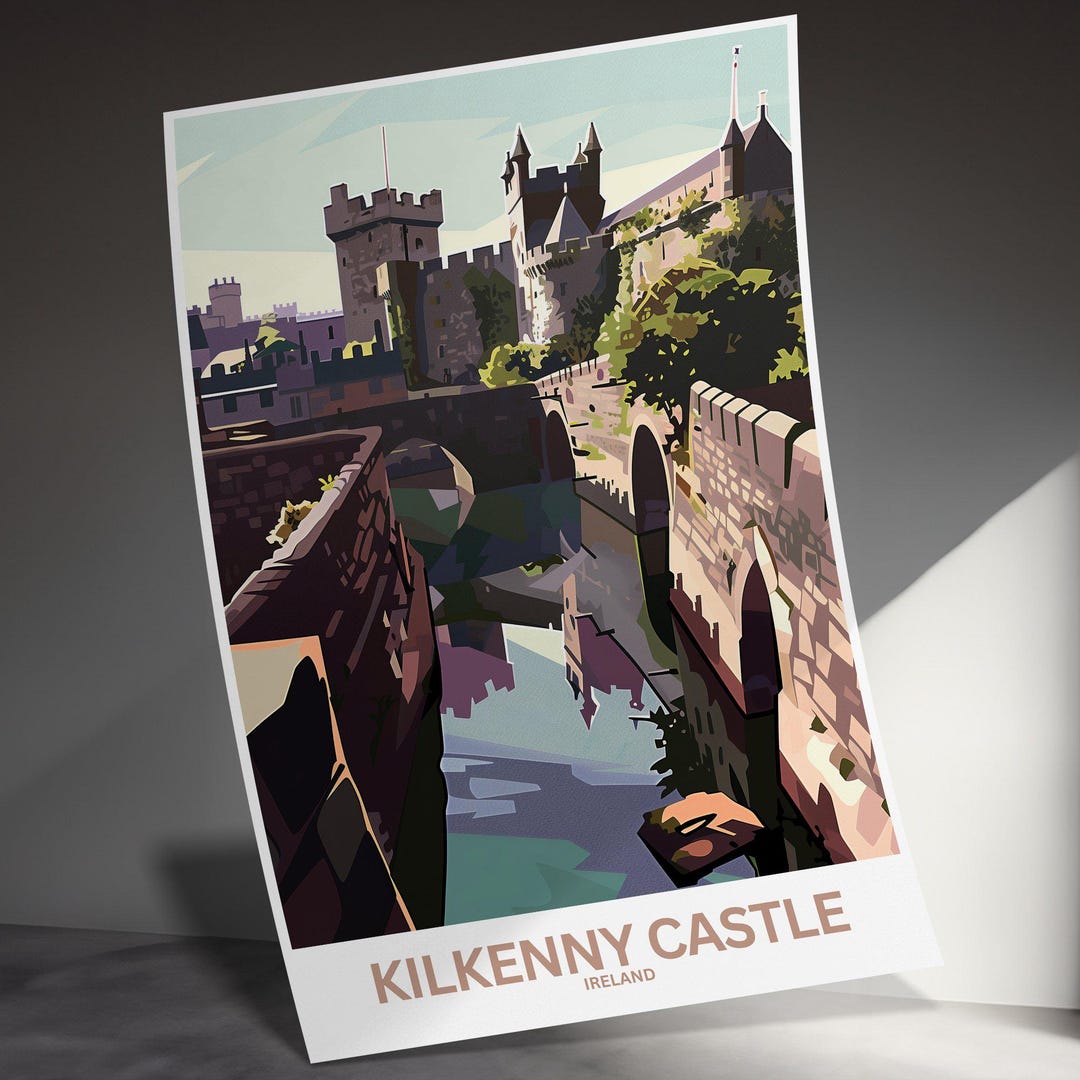 Kilkenny Castle Ireland Wall Art Digital Download, Travel Poster ...