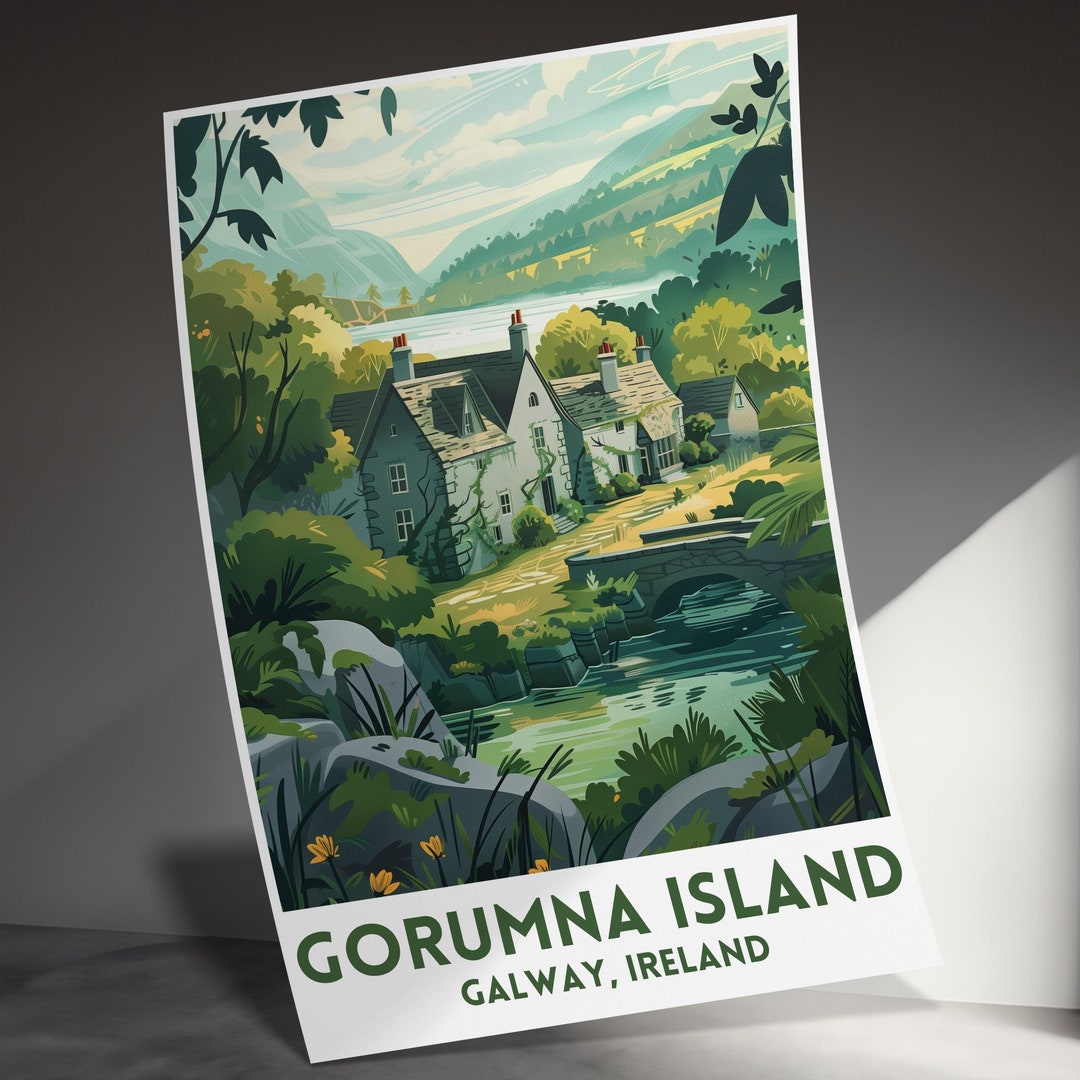 Gorumna Island Digital Print, Galway Ireland Landscape, Instant ...