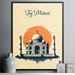 Taj Mahal Printable Wall Art, Indian Architecture Digital Download ...