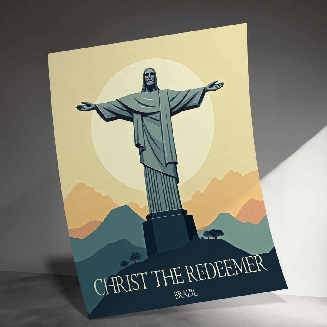 Christ the Redeemer Brazil Wall Art Digital Download, High Resolution ...