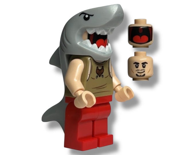 Lego Minifigure Minifigure Viktor Krum - Shark, Dual Sided Head Goblet ...