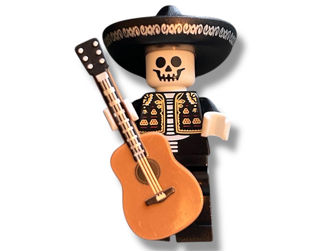Lego Minifigure Mexican Mummy Guitarist - Etsy