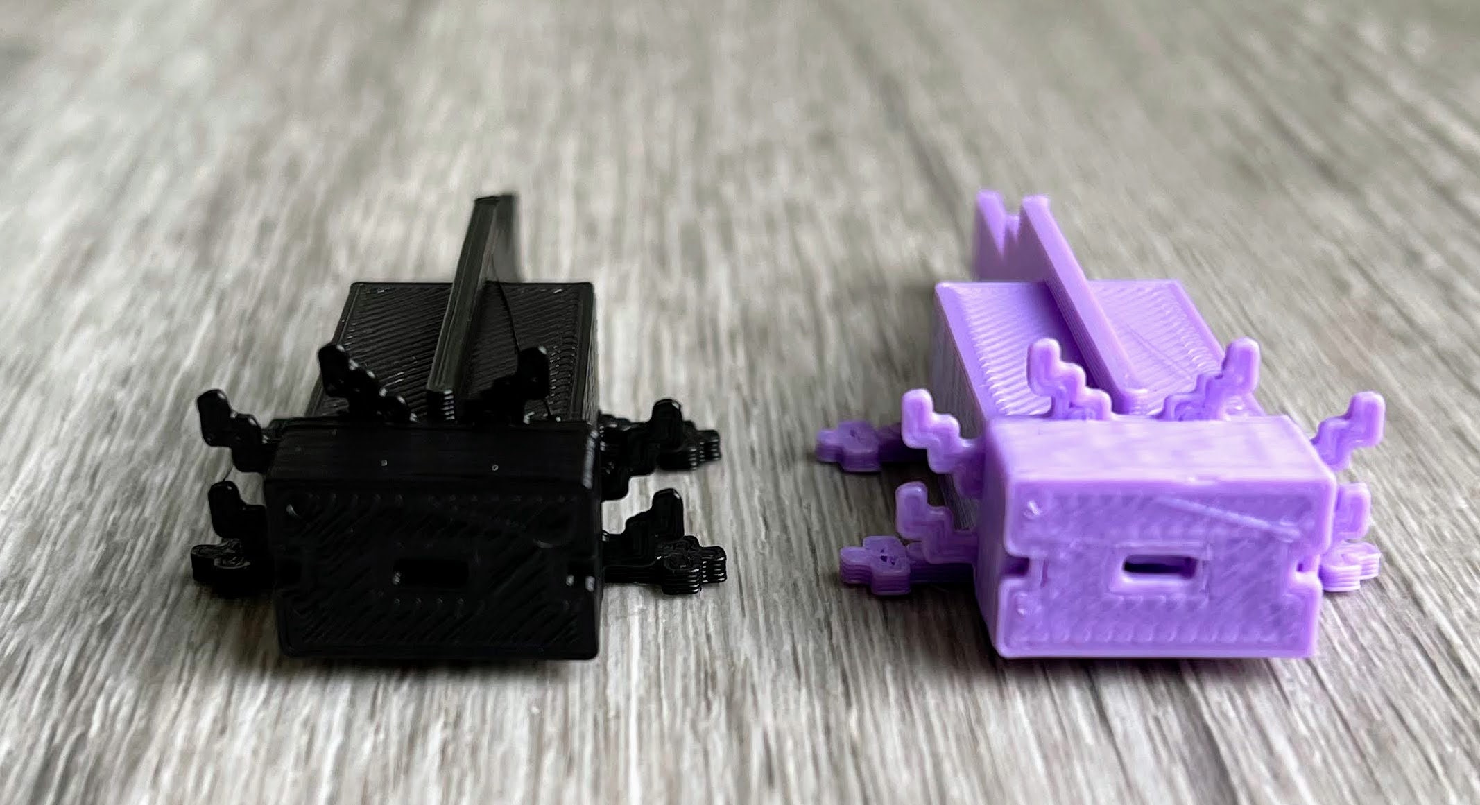 Block Axolotl 2 Pieces - Etsy