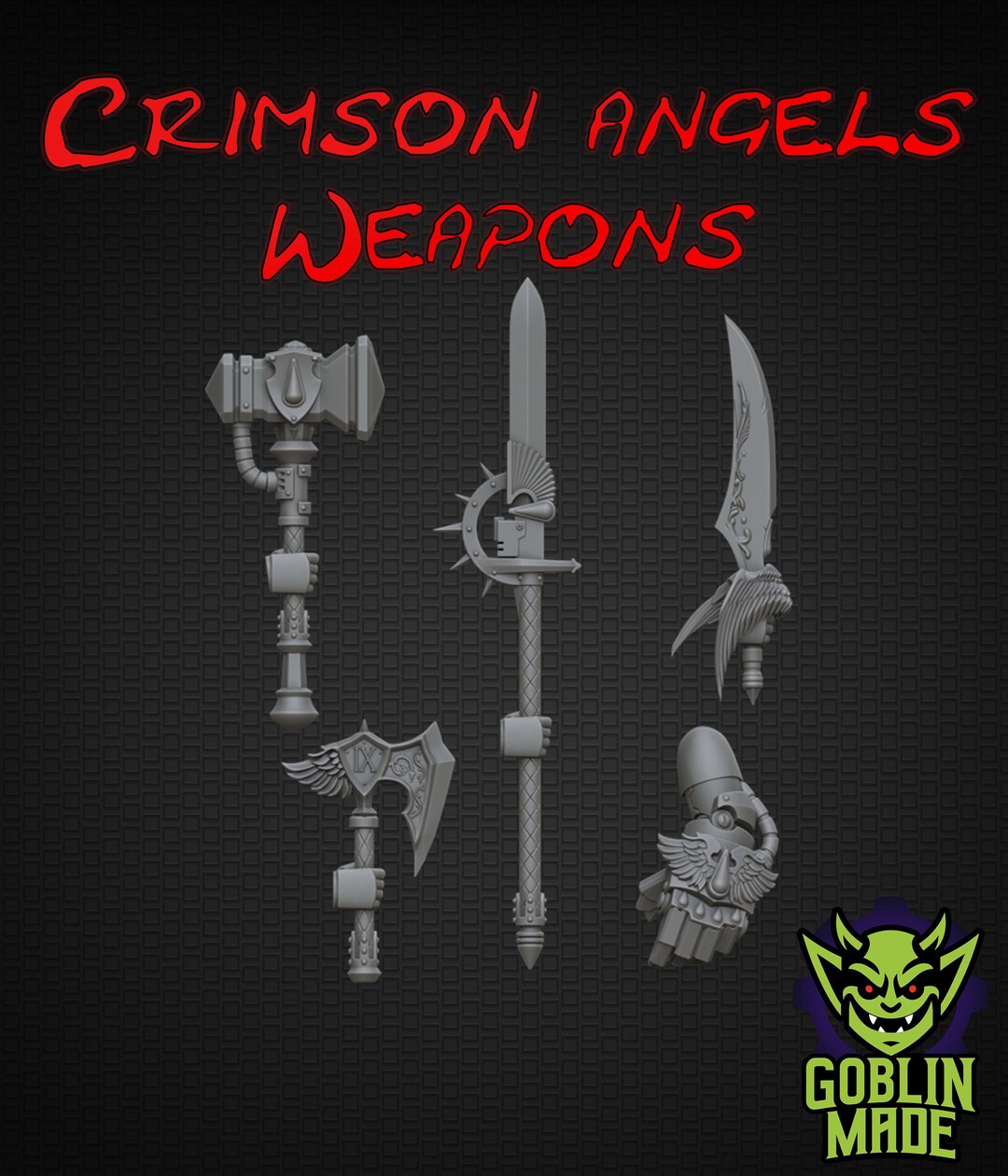 Armoury Weapons Crimson Angels Cyberbrush 3D Pulses 32mm Sci-fi ...