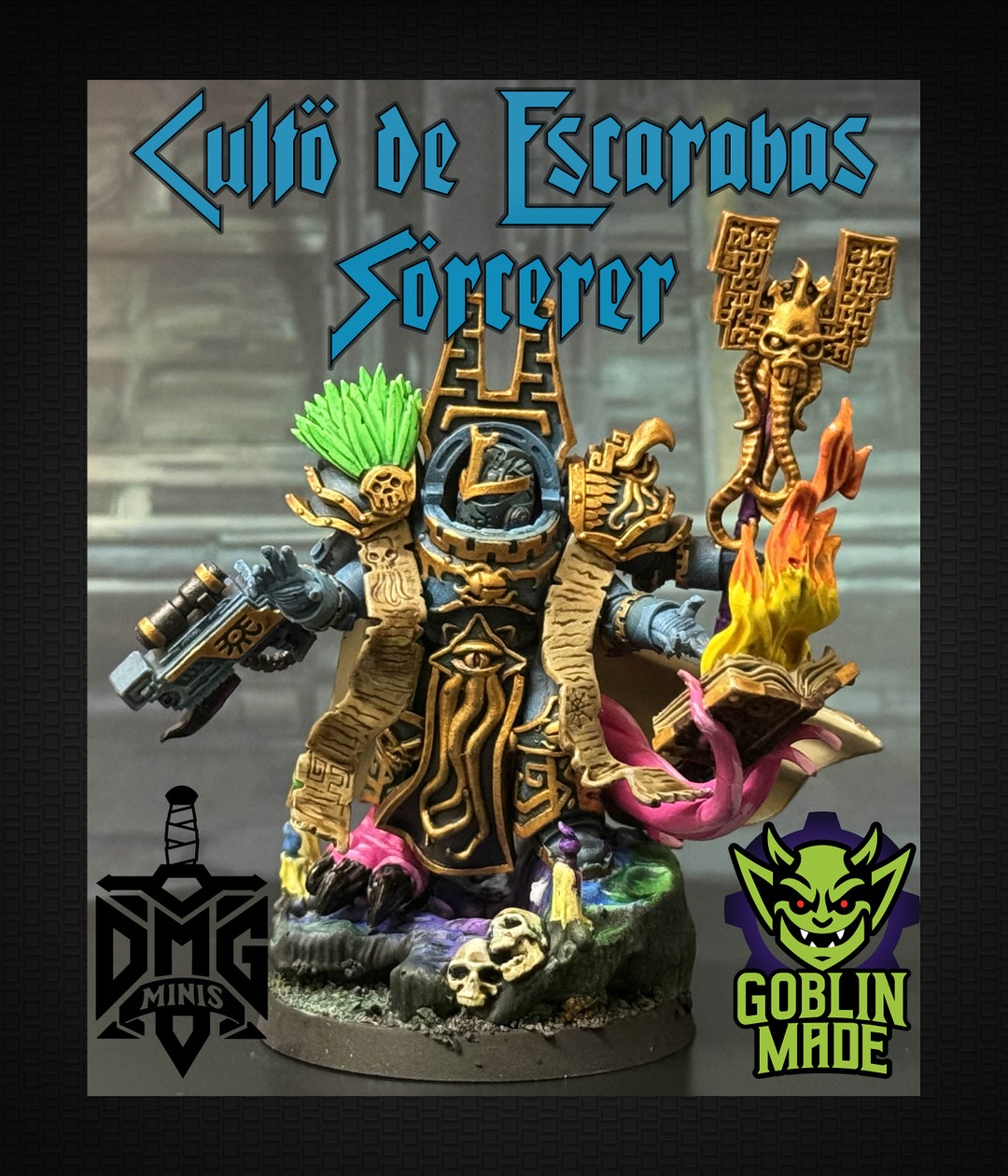 Culto De Escarabas Sorcerer 1k Hijos Del Pulvo DMG Minis Sci-fi ...