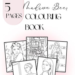 madison beer coloring pages