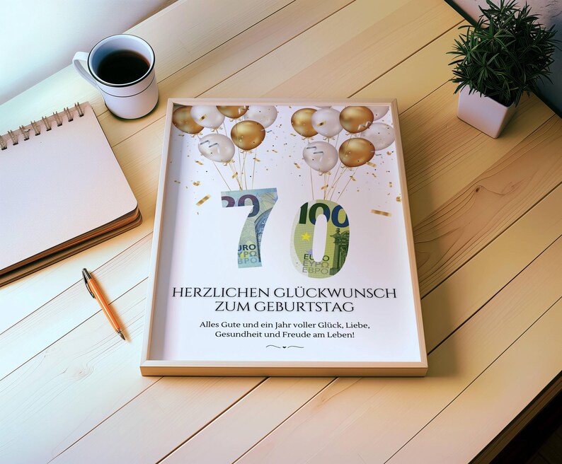 Schone Geschenk Basteln 70 Geburtstag Fotos