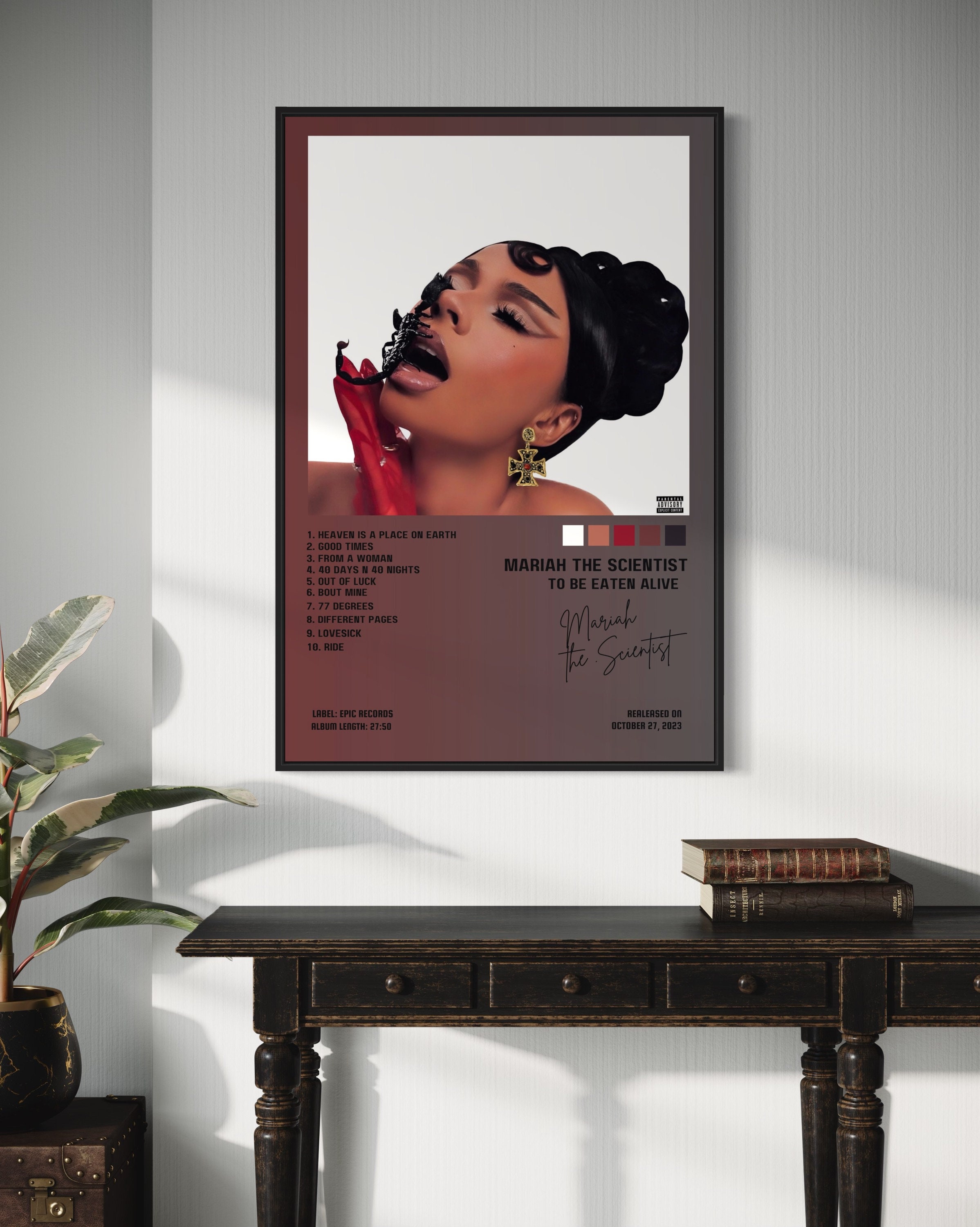 Mariah the Scientist to Be Eaten Alive Album Poster Album Cover Poster ...