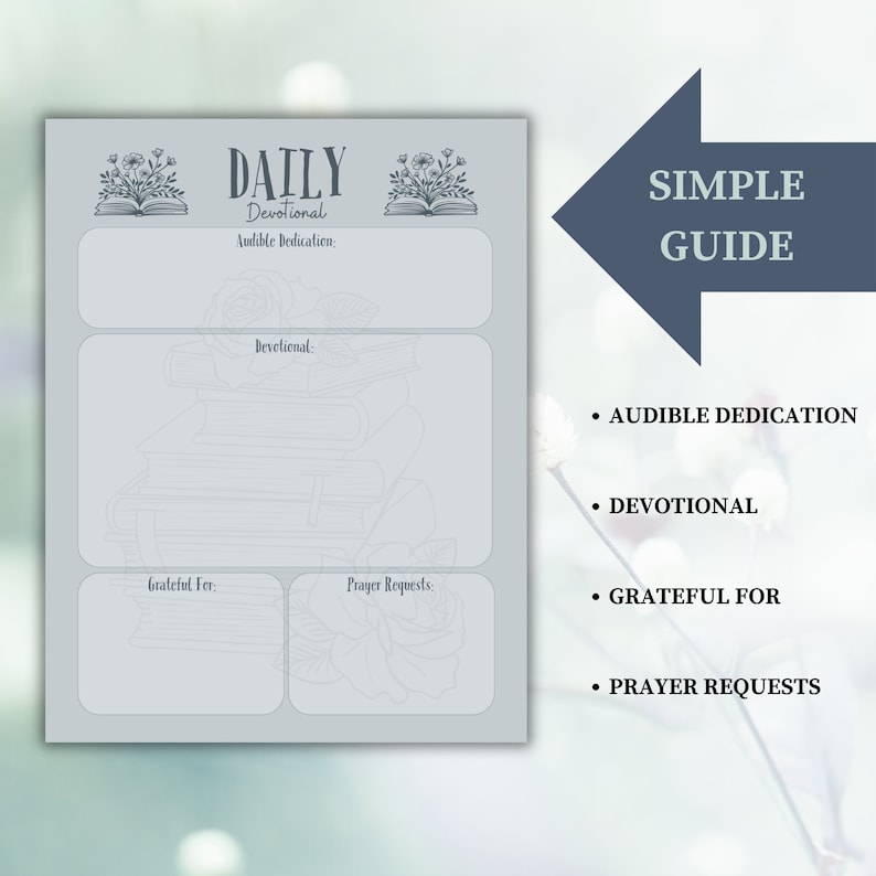 Ladies Daily Devotional/digital Devotional Template/womens Bible Study ...
