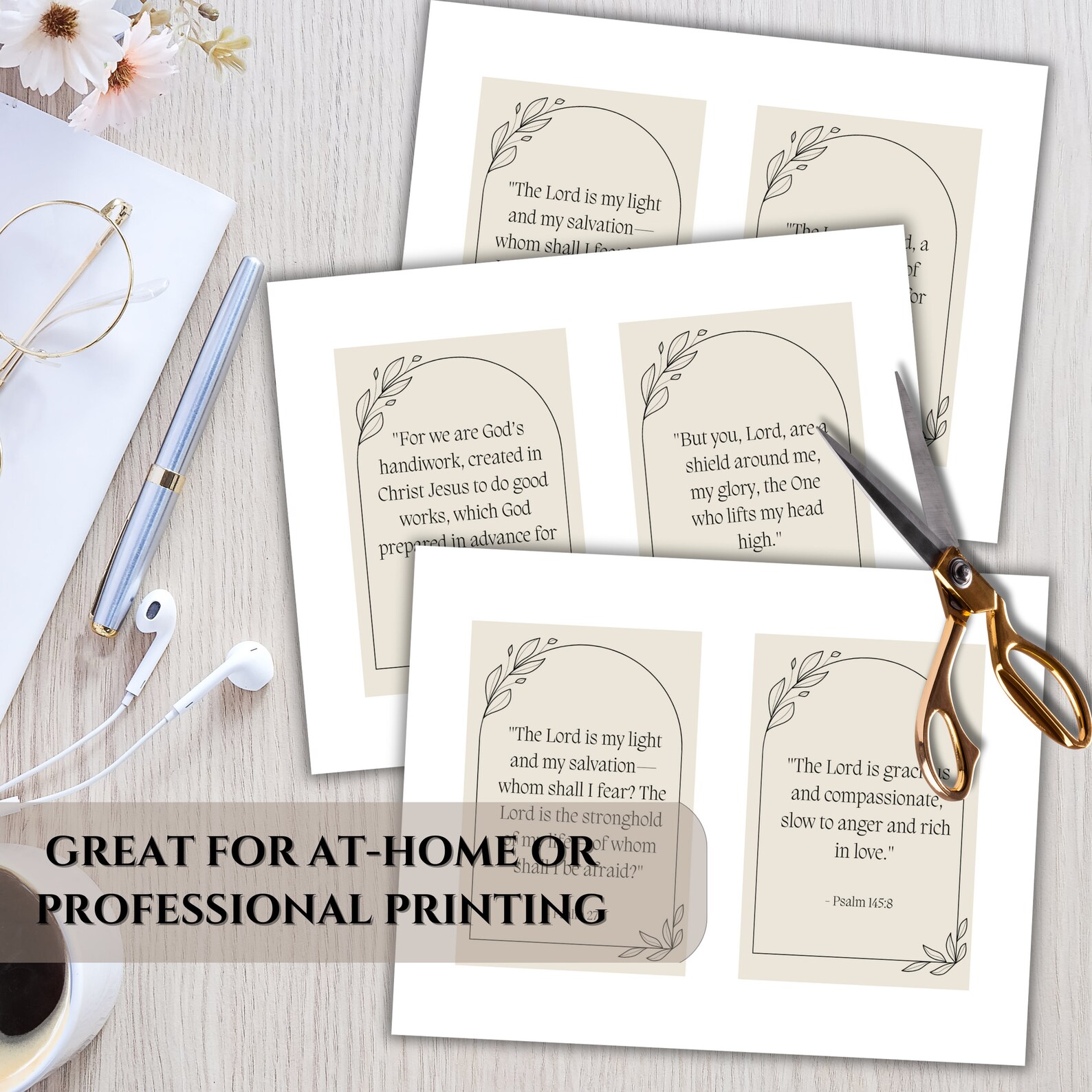 Printable Scripture Cards,4x6 Scripture Cards, Simple Bible Verse Cards ...