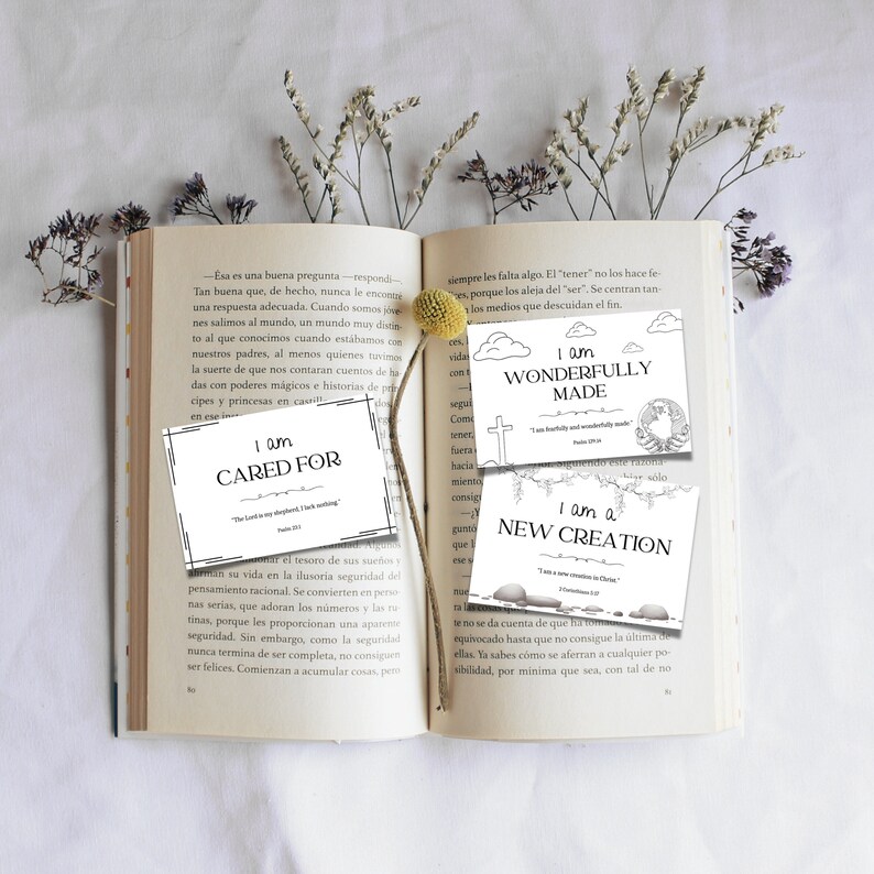 4x6 Printable Bible Scripture Cards, 15 Bible Verse Cards, Scripture ...