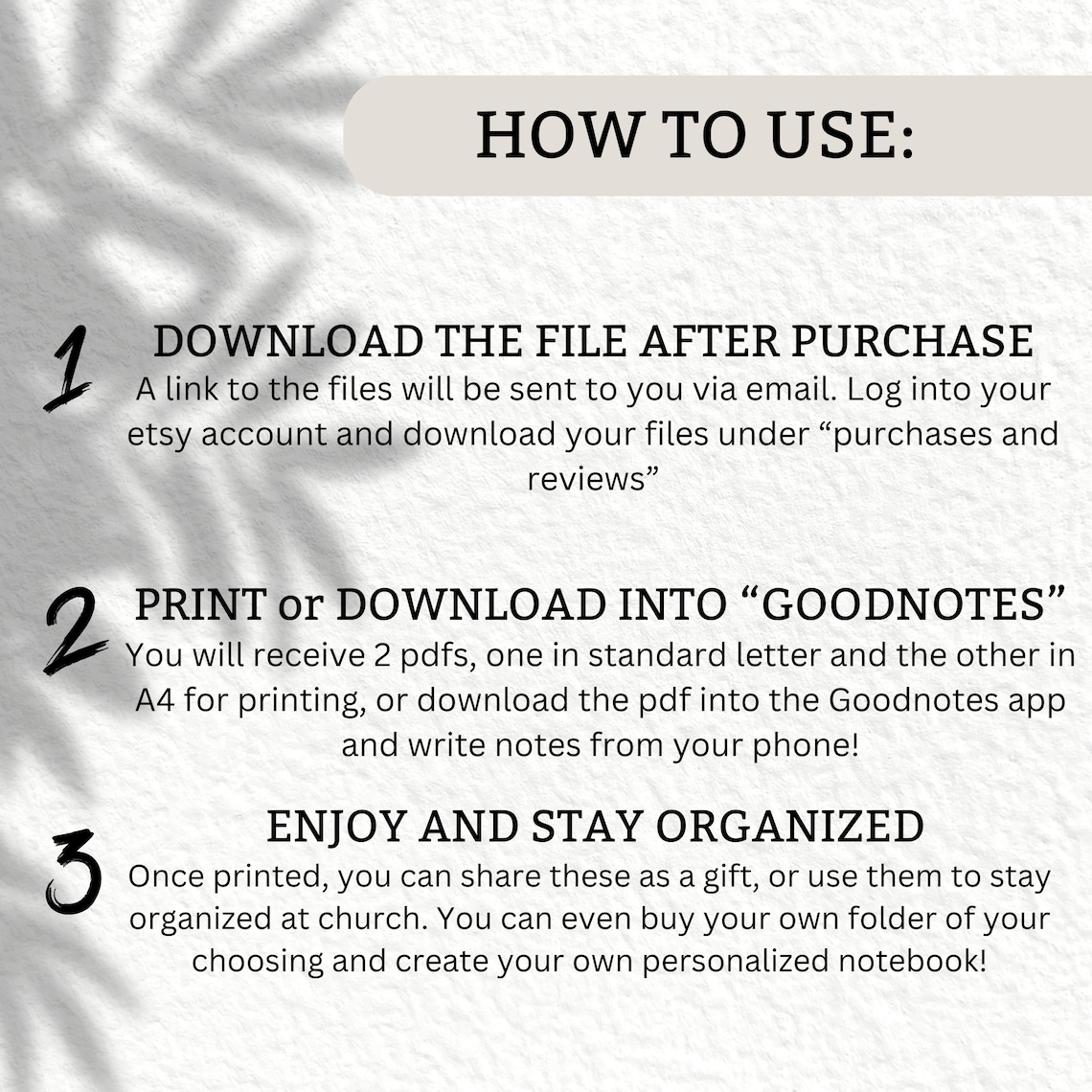 Digital Sermon Note Template/printable Sermon Note Journal/ Sermon Note ...