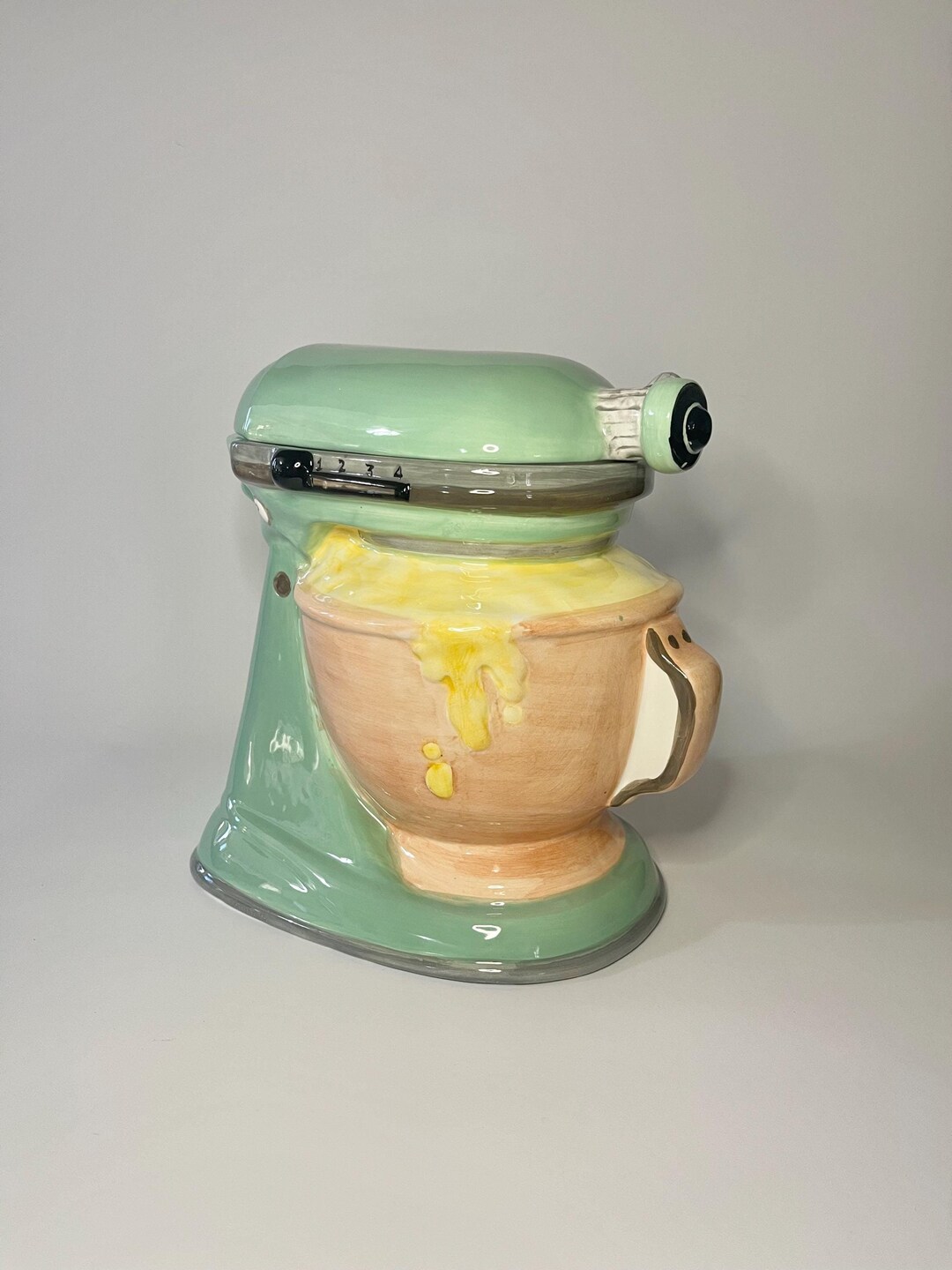 Vintage Retro Kitchen Aid Mixer Ceramic Cookie Jar Original Box ...