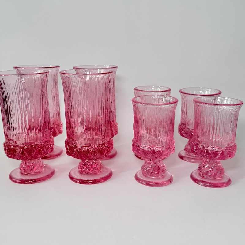 Fostoria Pink Glass - Etsy