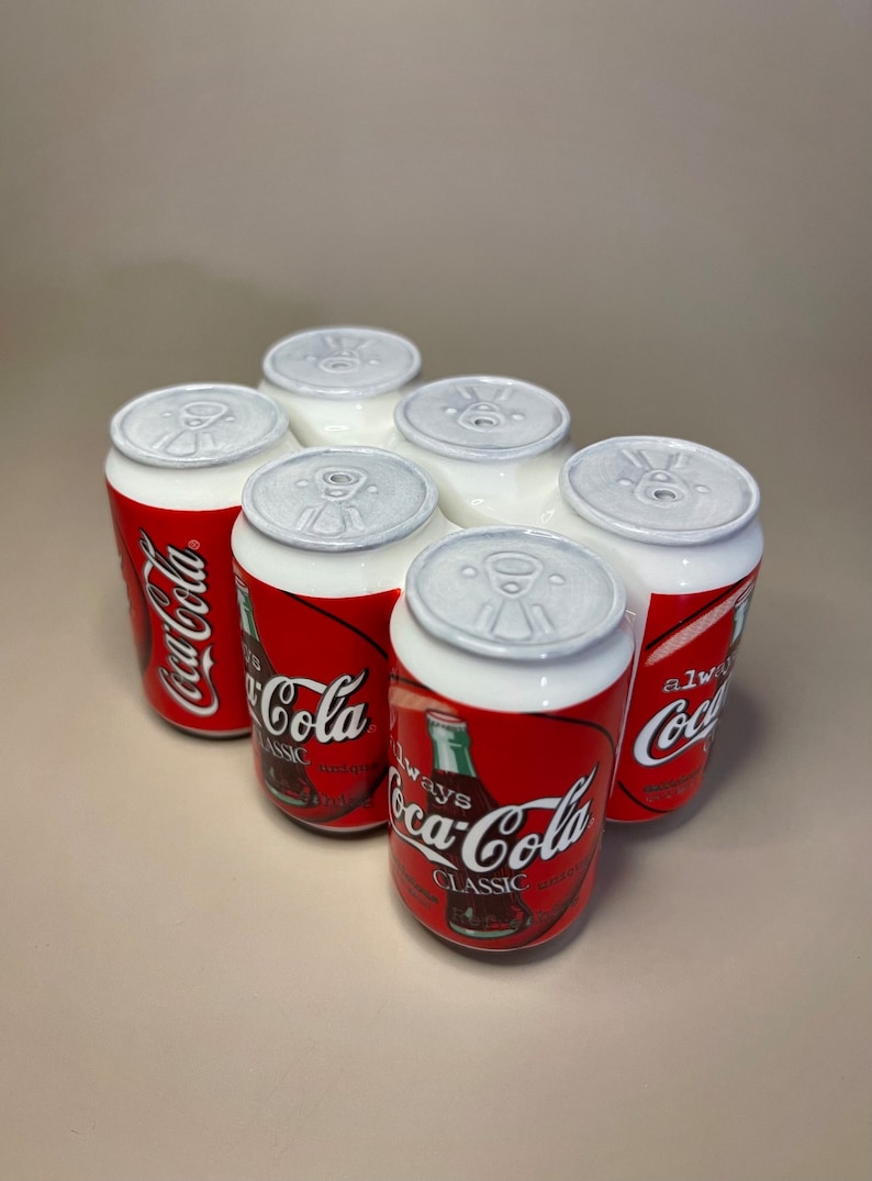 Vintage Coca-cola Six Pack Cans Salt & Pepper Shakers MINT Condition ...