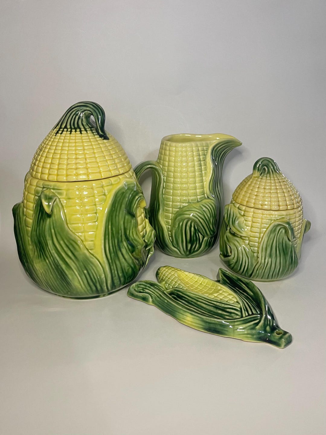 Vintage 1940s Stanfordware Corn Pattern Line- #512 & #513- Pitcher ...
