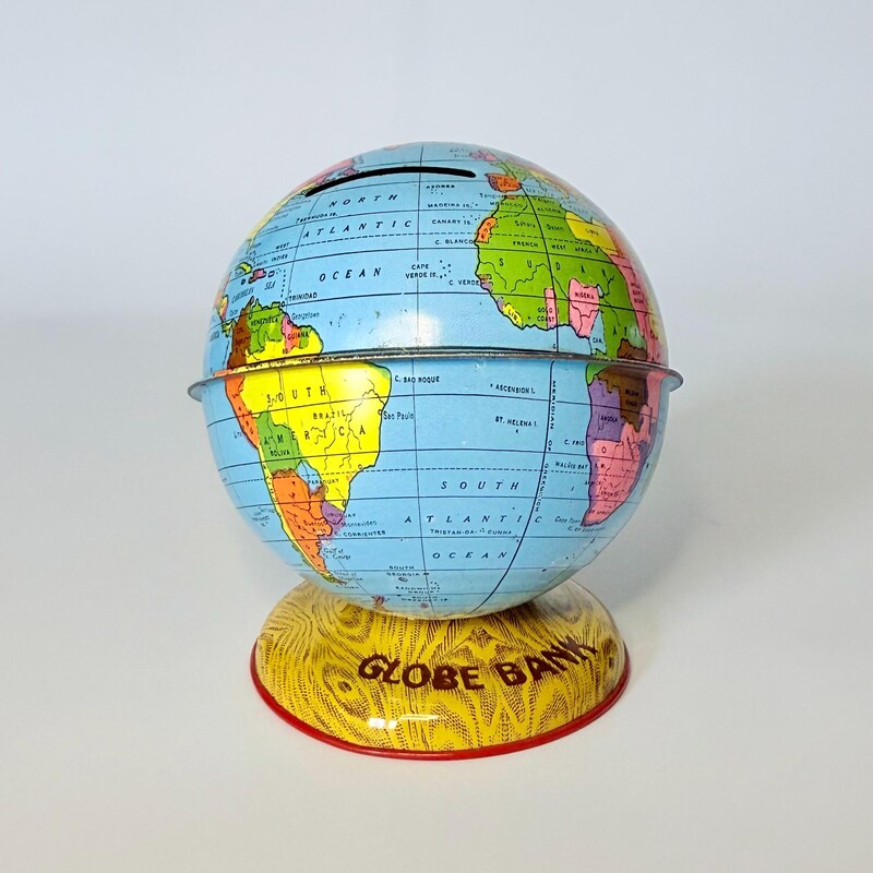 Globe Bank - Etsy
