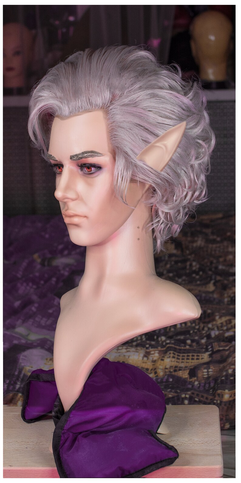 Made to Order: Vampire Astarion Baldurs Gate 3 Inspired Cosplay Wig - Etsy