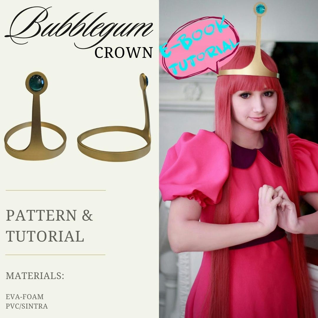 Princess Bubblegum Crown Pattern - Etsy