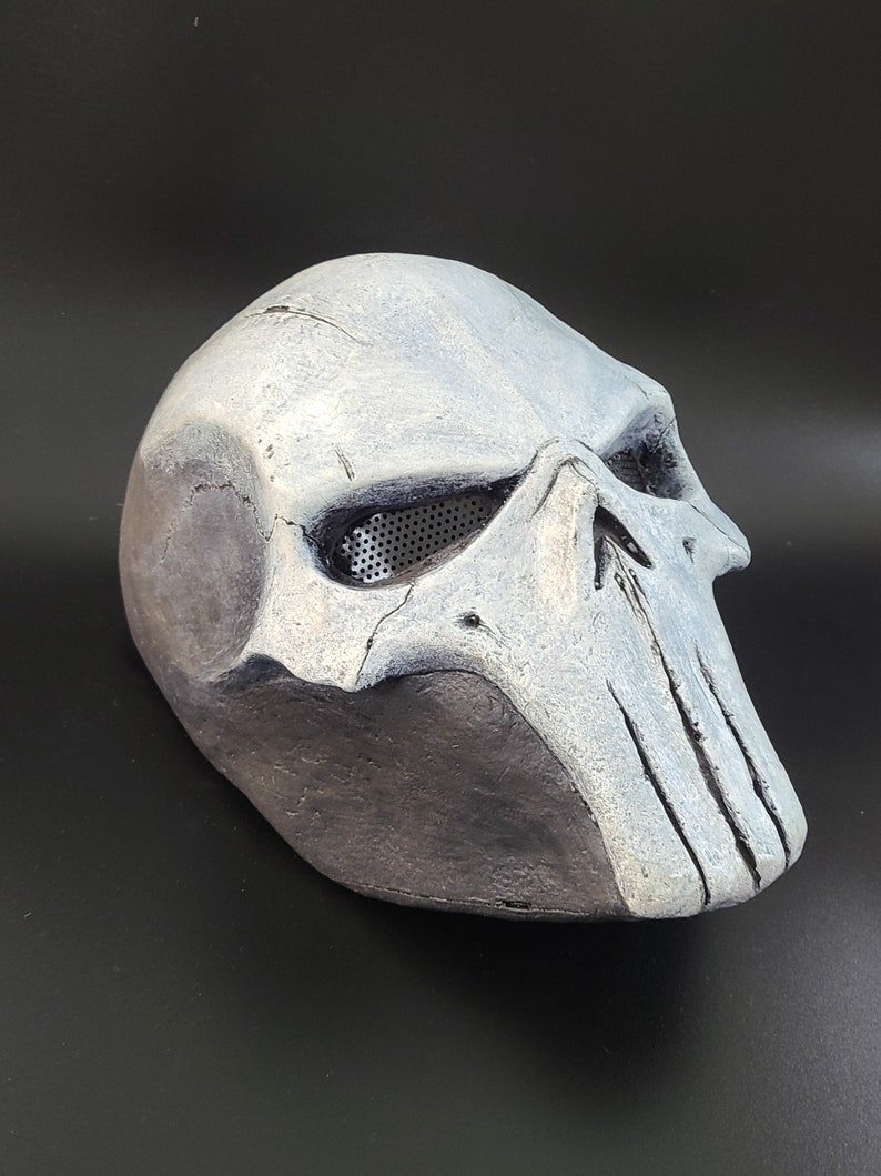 White Skull Mask Helmet, Cosplay - Etsy