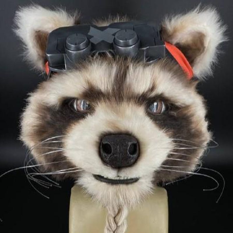 Raccoon Mask - Etsy