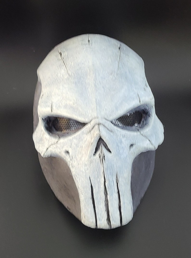 White Skull Mask Helmet, Cosplay - Etsy