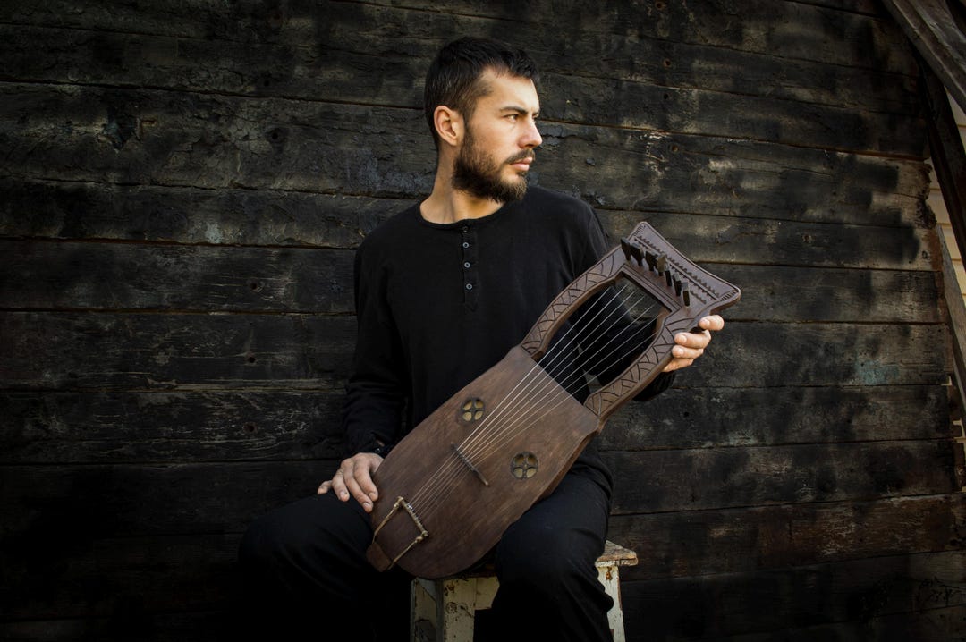 Kravik Lyre | Scandynavian Lyre | Scald Music Instrument | Medieval ...