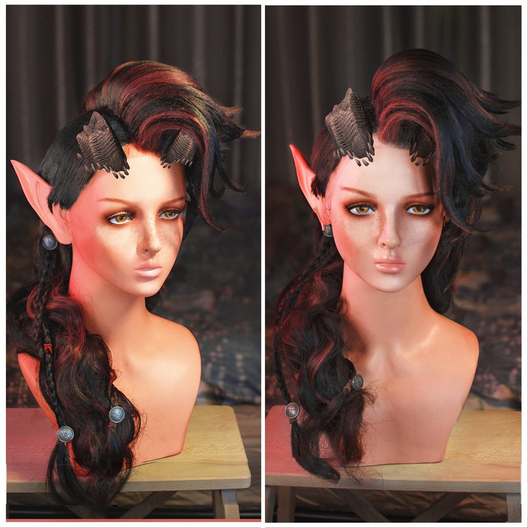 Made to Order: Karlach Cosplay Wig Inspired “baldur’s Gate 3” - Etsy