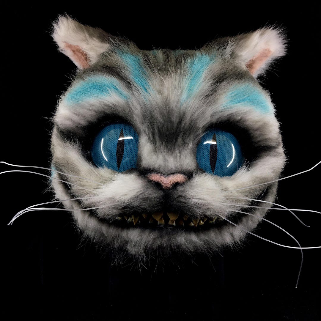 Cheshire Cat Helmet Mask - Etsy