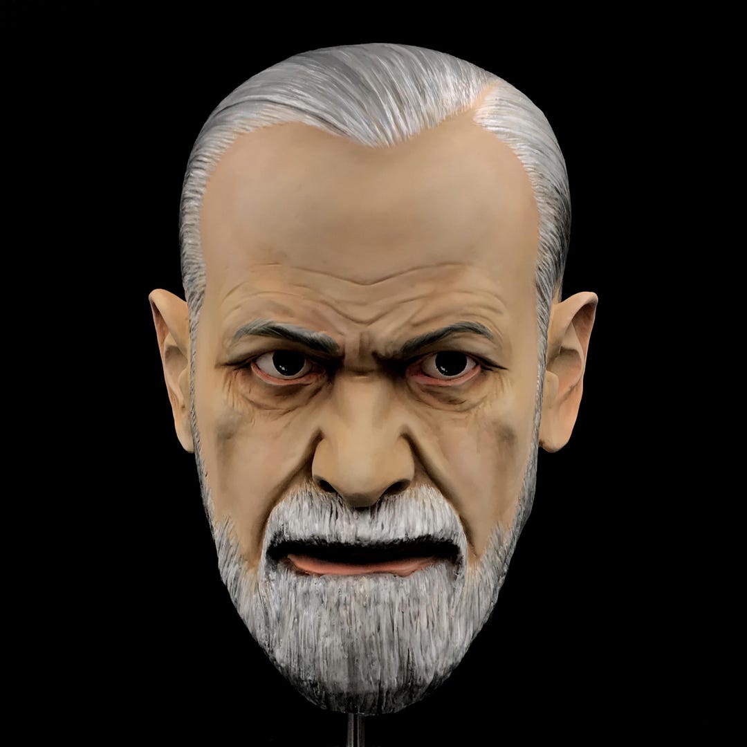 Sigmund Freud Realistic Helmet Mask - Etsy