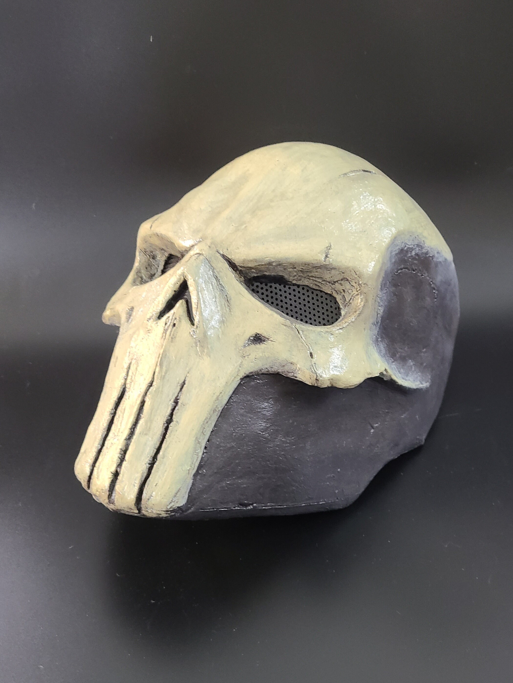 White Skull Mask Helmet, Cosplay - Etsy