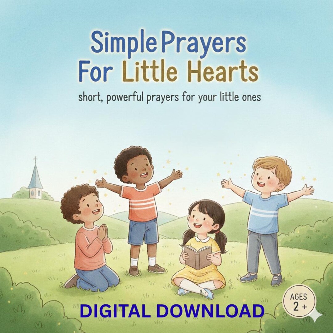 Simple Prayers for Little Hearts- Children's Prayer Book for Ages 2+ - Etsy
