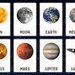 Solar System Flash Cards Nomenclature Flashcards PDF Printable Cards ...