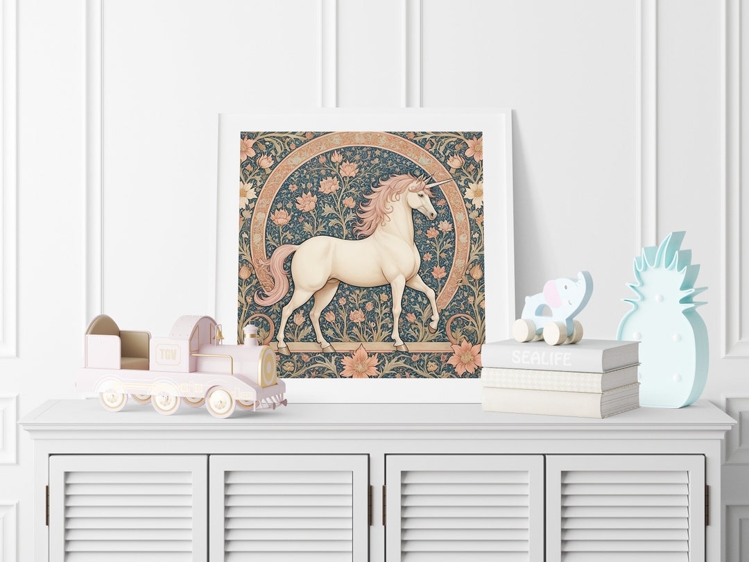 Unicorn Wall Art Printable Unicorn Wall Decor Gift for Girls Unicorn ...