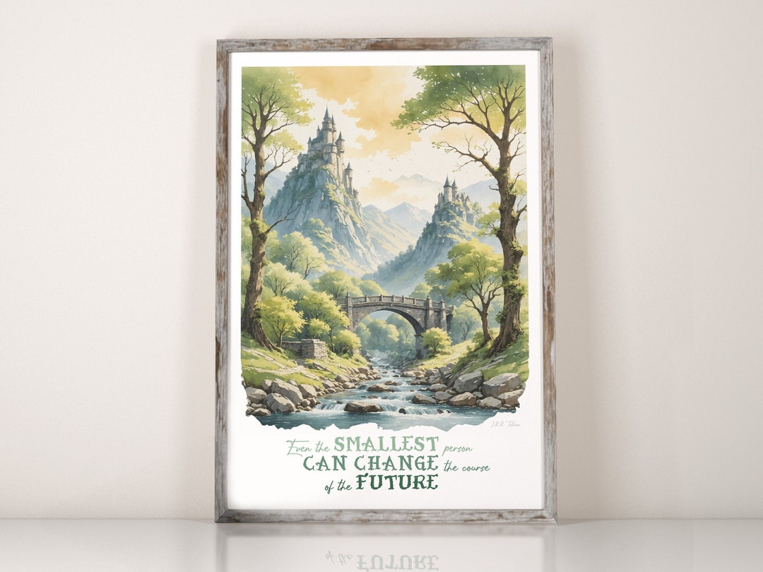 Printable Wall Art JRR Tolkien Nursery Wall Art LOTR Quote Print ...