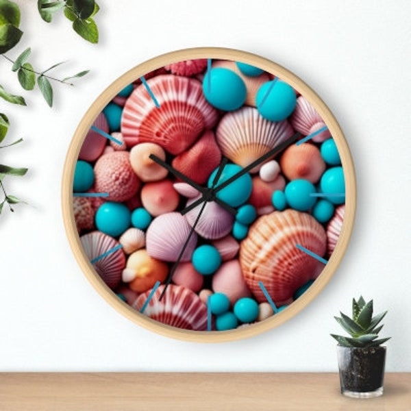 Seashell Clock - Etsy