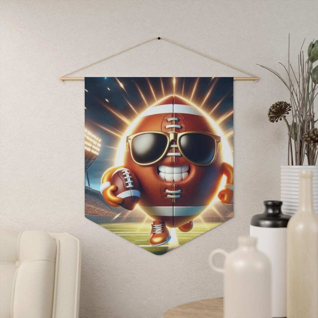 Football Pennant Wall Hanging Funny Memes Football Tapestry Teen Guy ...